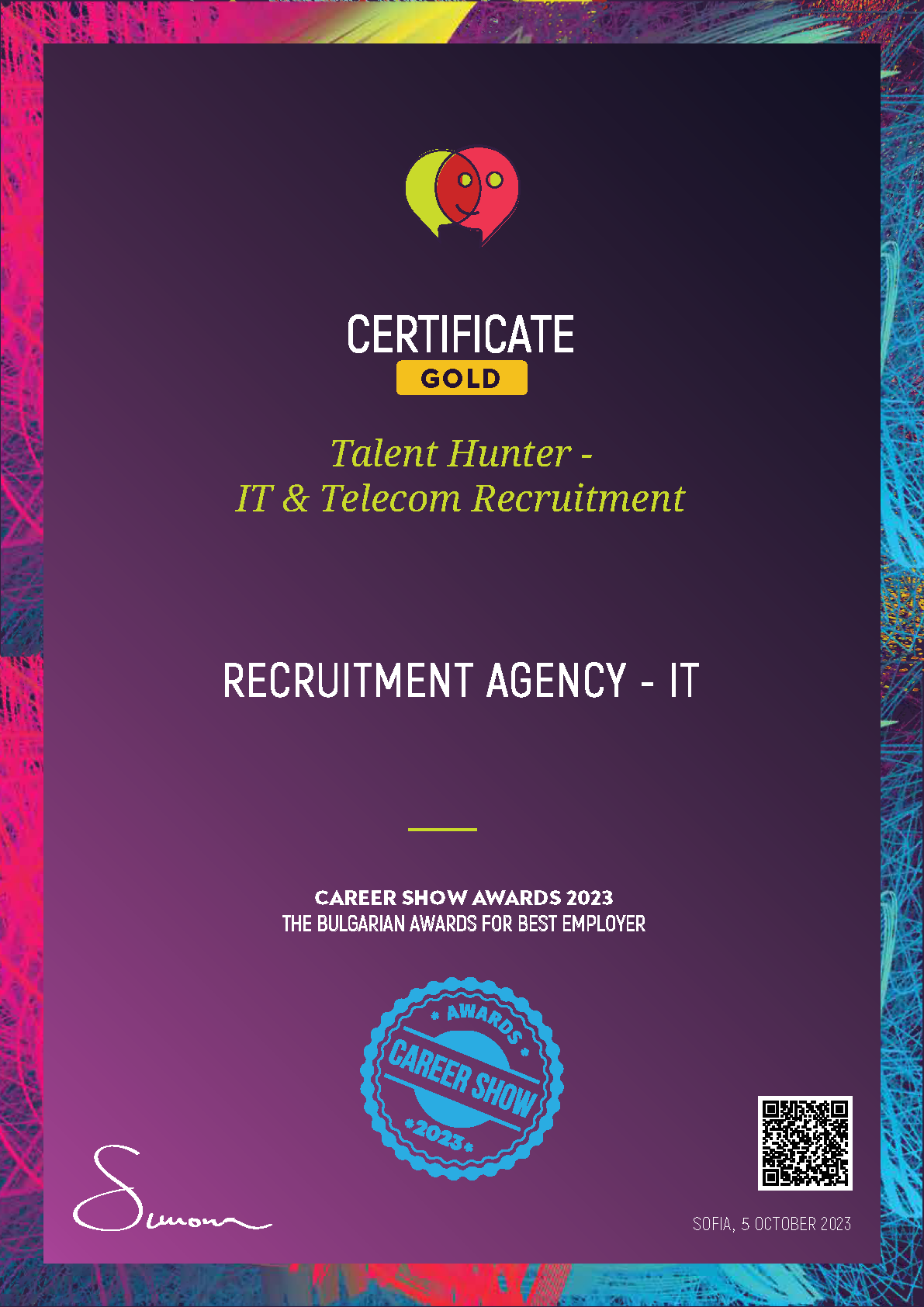 Talent Hunter Won Gold Prize at Career Show Awards 2023: The Best IT ...